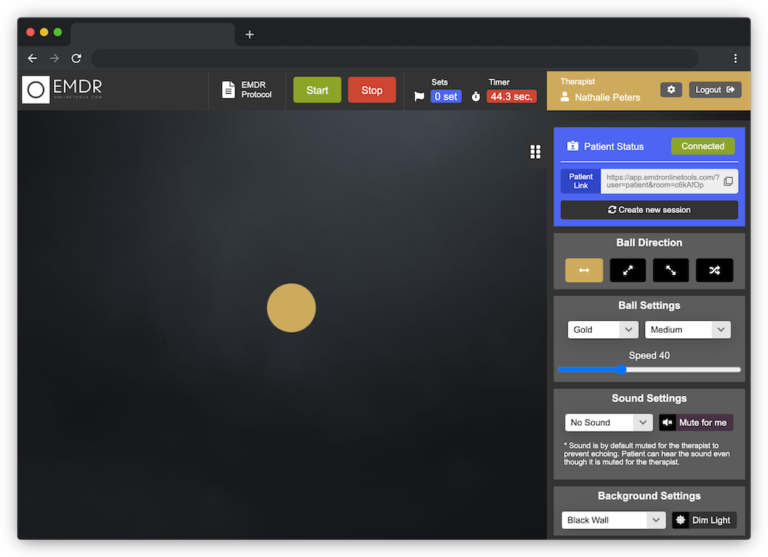 EMDR Online Tools - Best Remote EMDR tool for online therapy